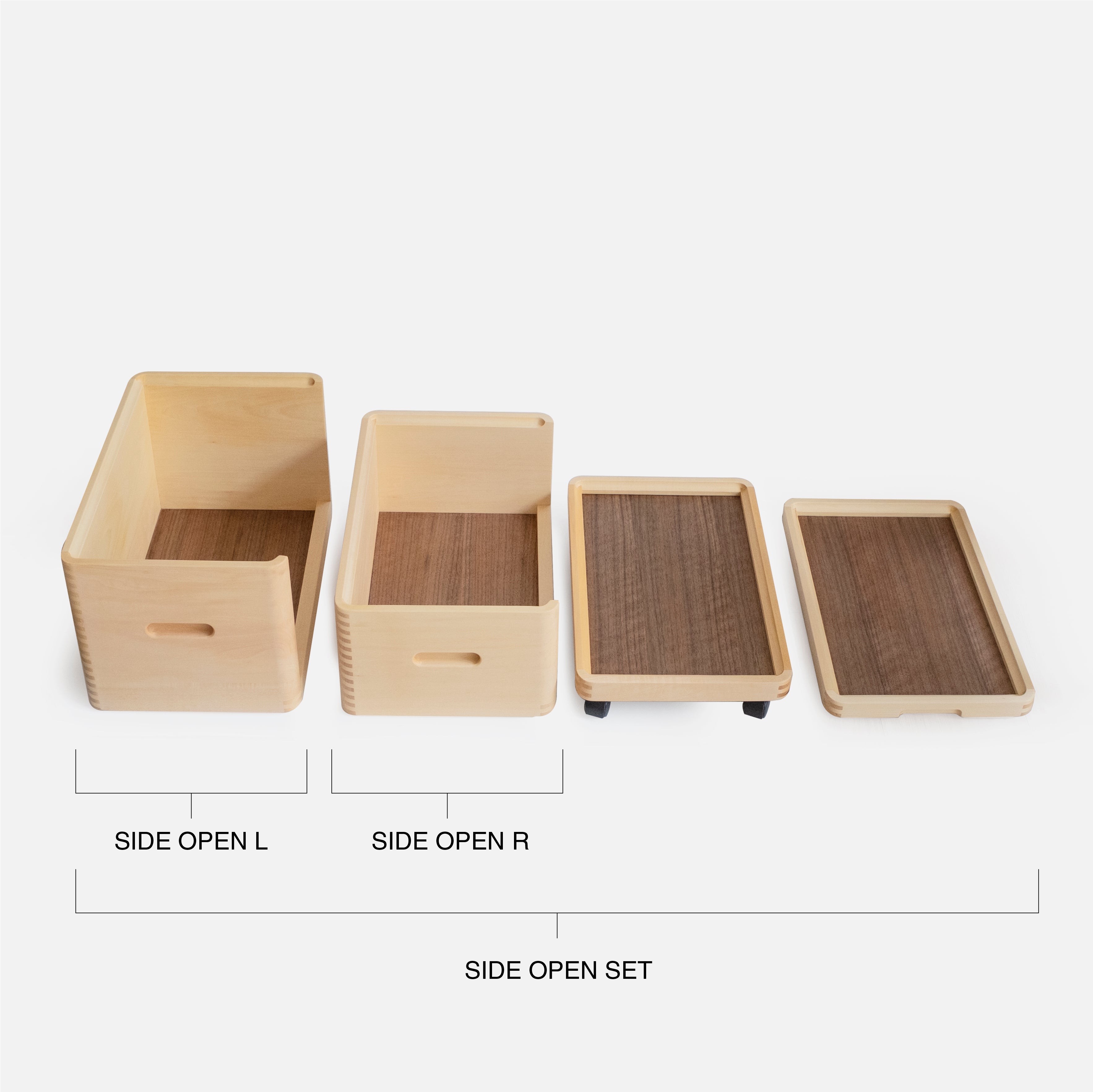 COME IN' 家具 | Storage Box Set Side Open – COME IN' LIVING LIMITED